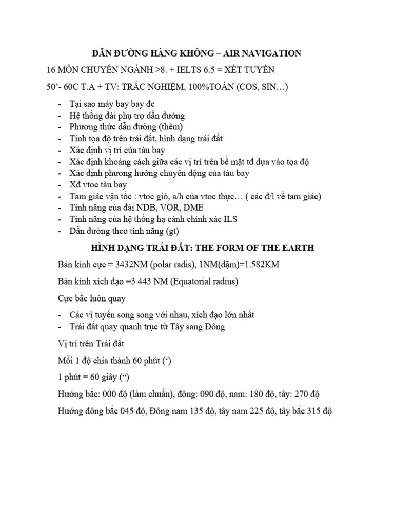 DẪN ĐƯỜNG HÀNG KHÔNG | PDF