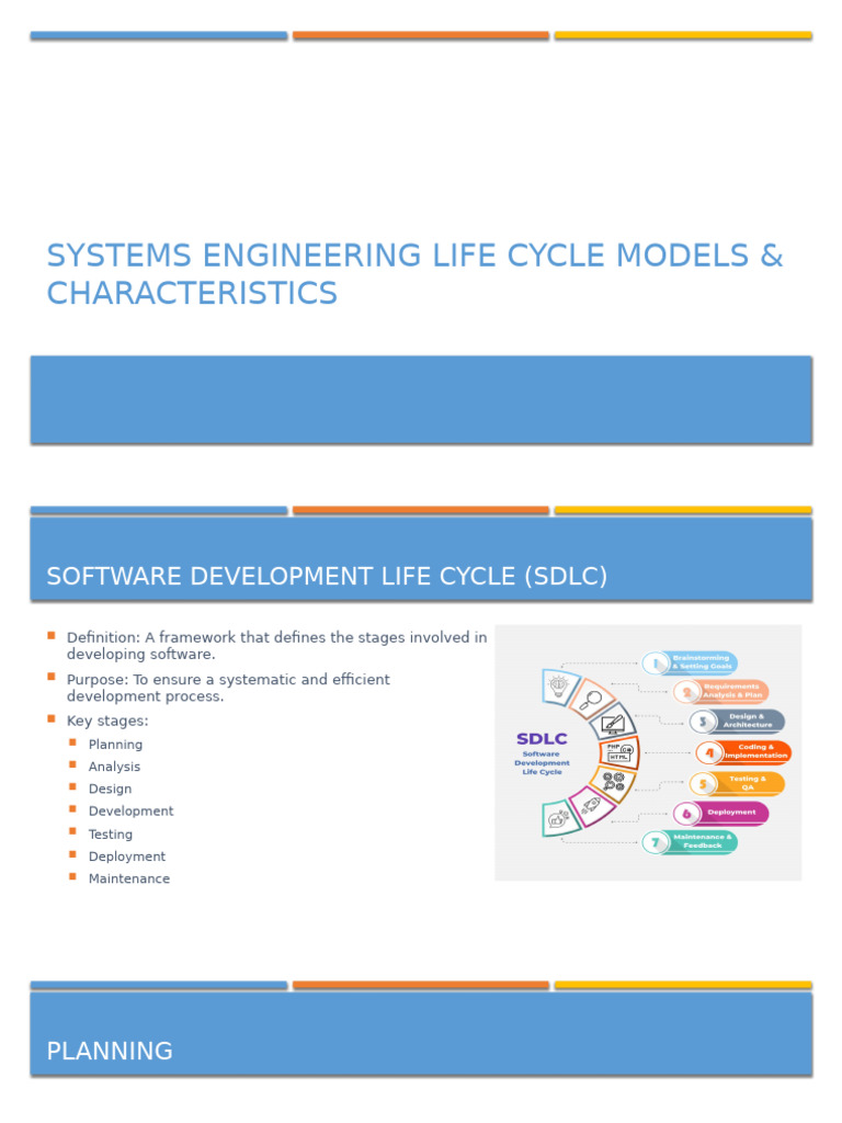 Systems Engineering Life Cycle Models & Characteristics | PDF