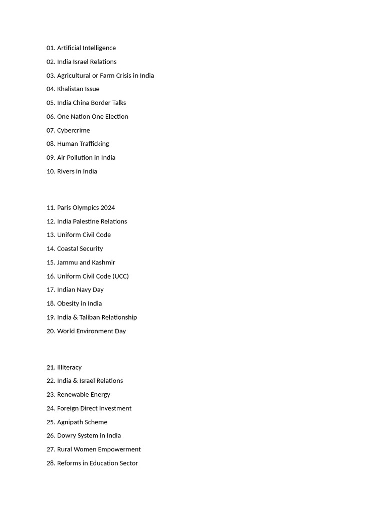 SSB Lecturette | PDF