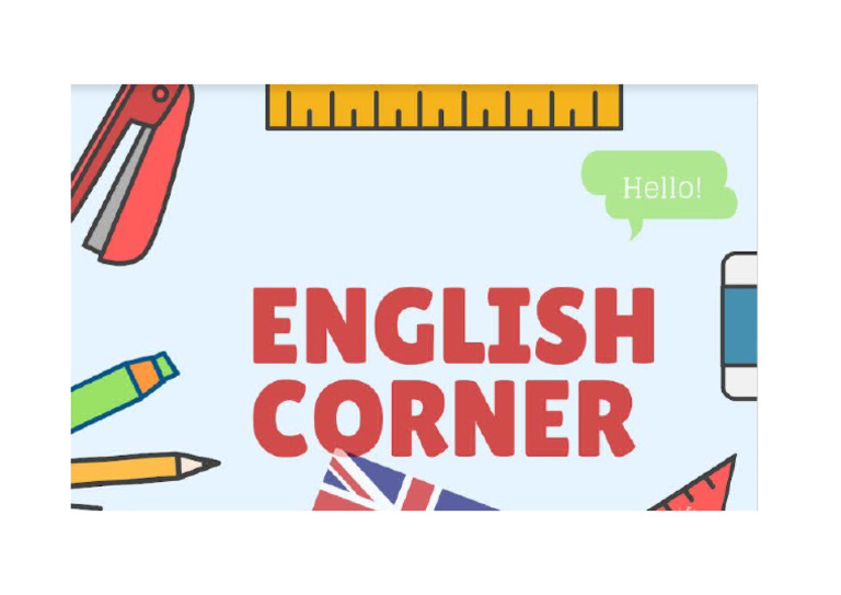 English Corner | PDF