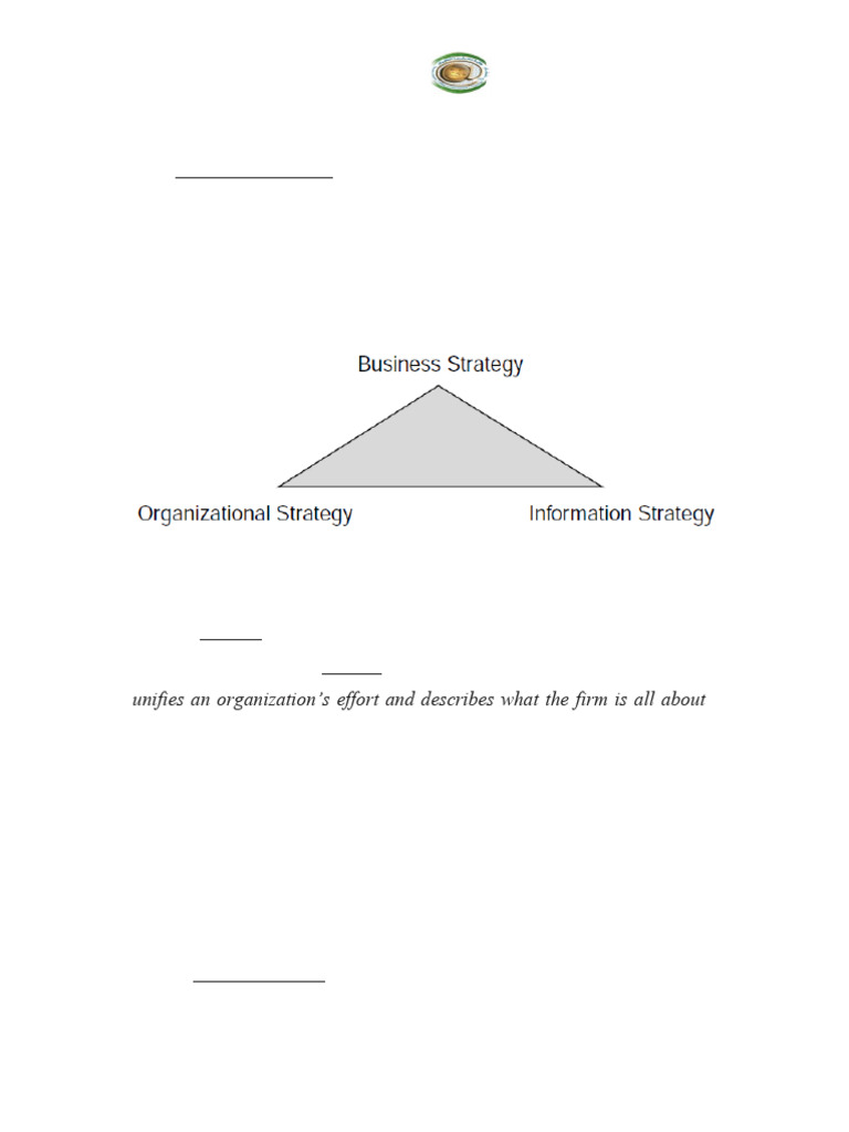 Alaa SH 2nd Lecture Is Strategy Triangle | PDF