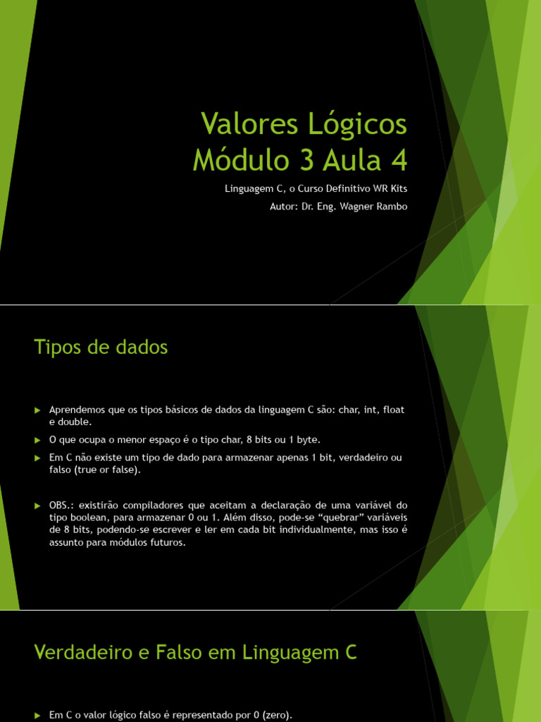Valores Lógicos | PDF
