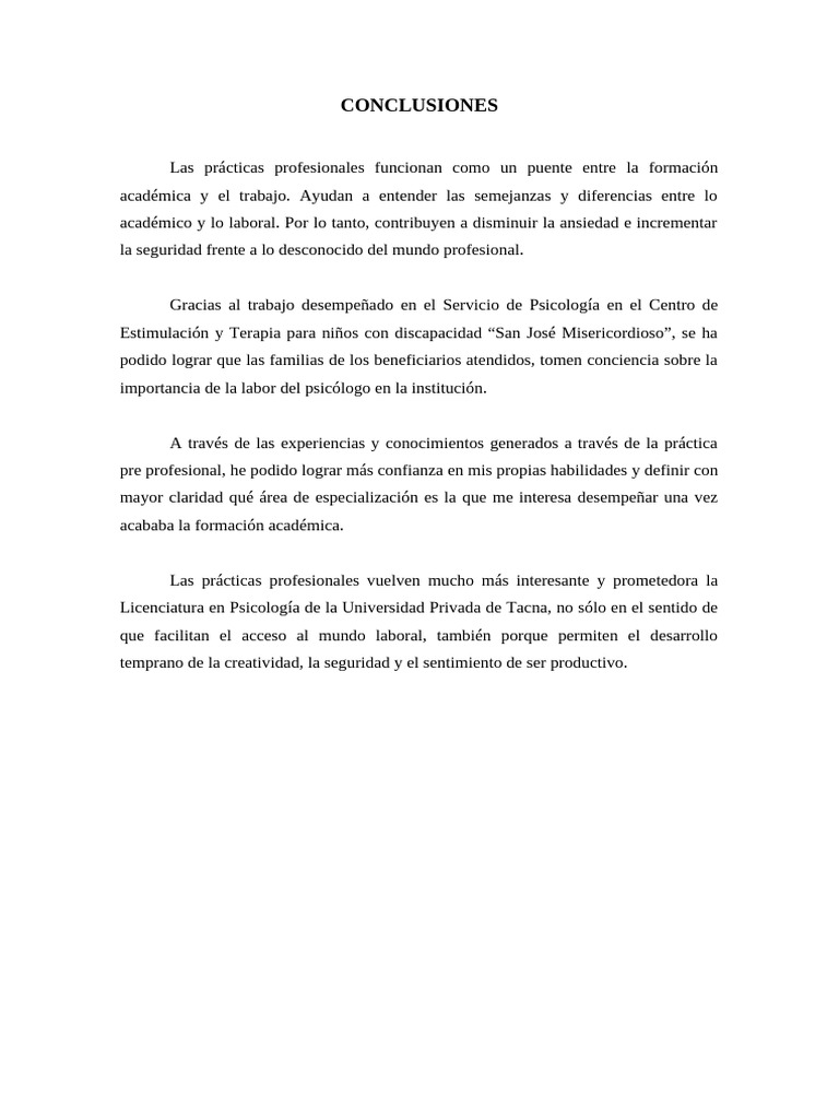 Conclusiones | PDF