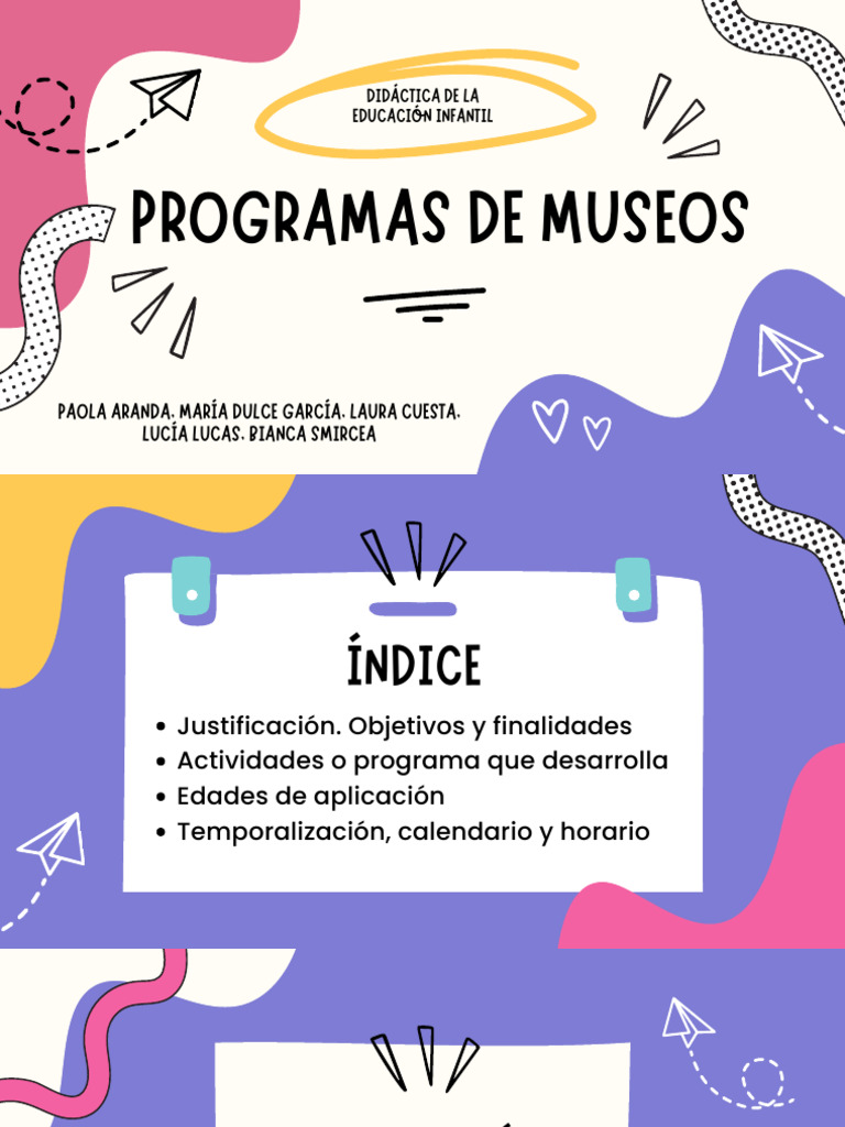 PROGRAMAS DE MUSEOS | PDF