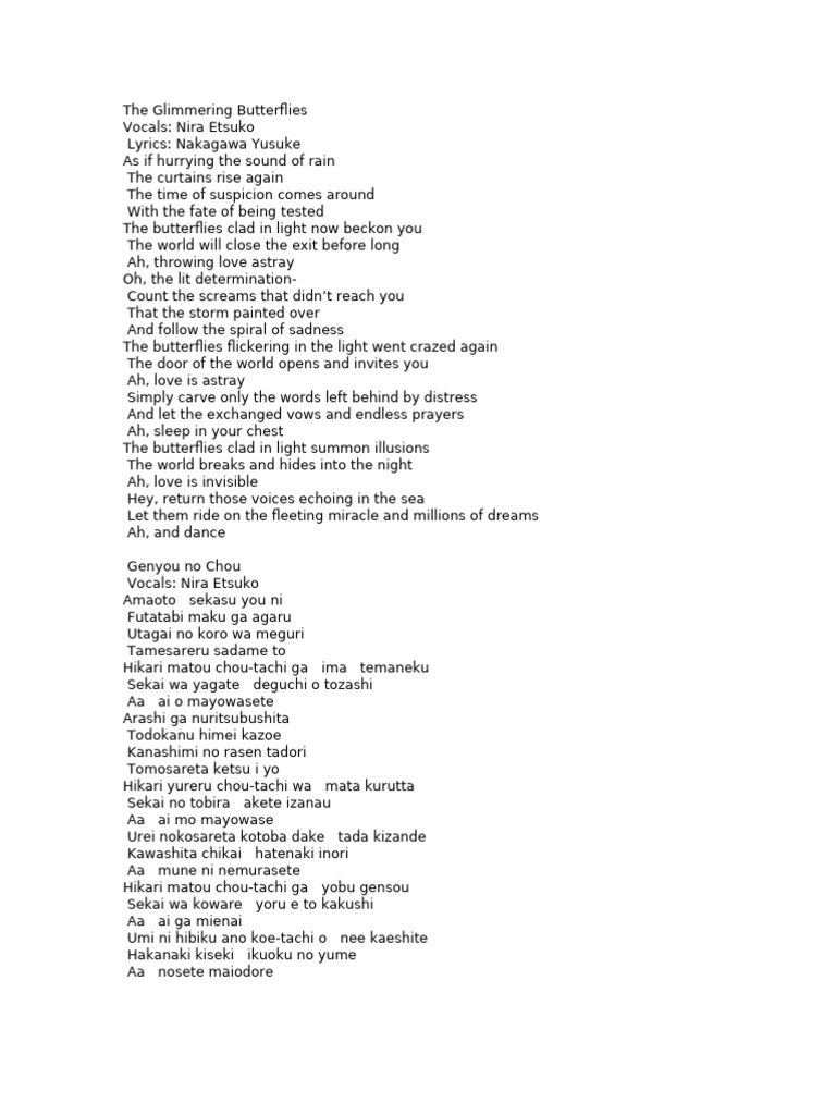 The Glimmering Butter | PDF