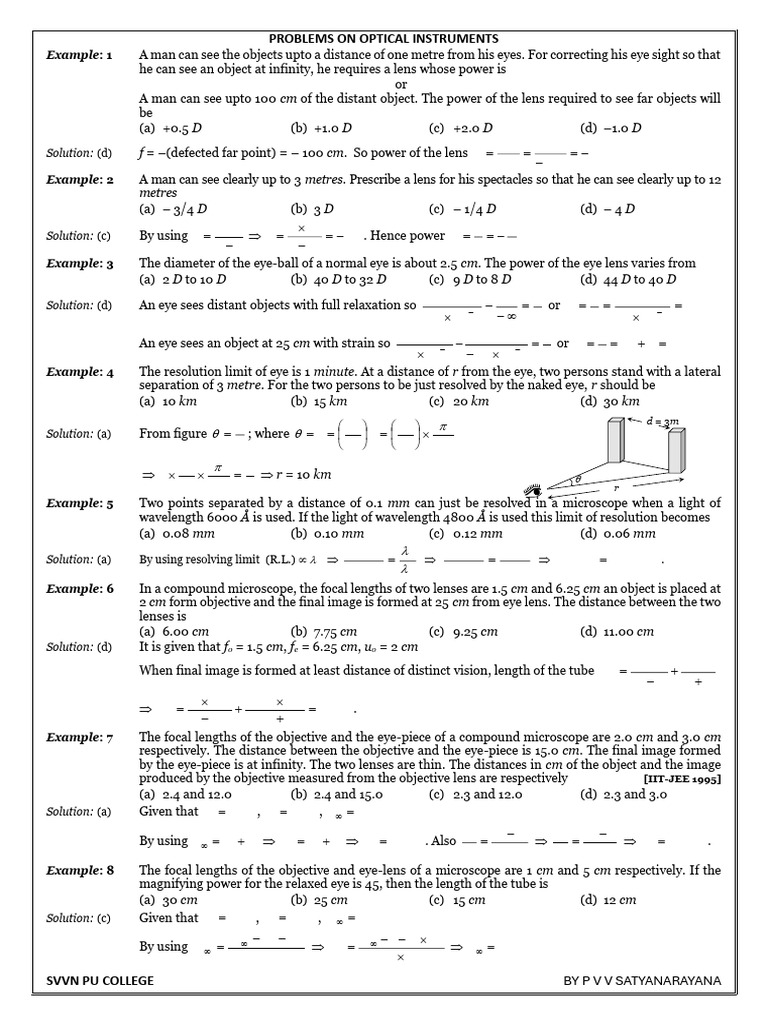 Optical Instruments | PDF
