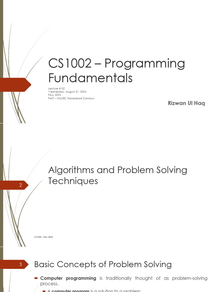 Week 01 Lec 02 Updated | PDF