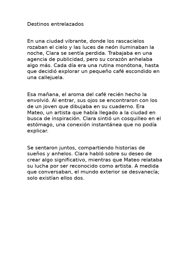 Destinos Entrelazados | PDF