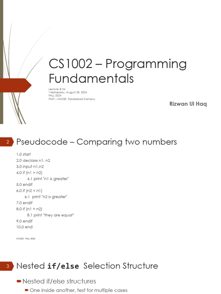 Week 02 Lec 02 Updated | PDF