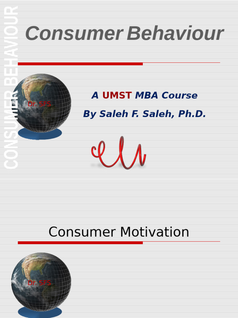 Consumer Motivation | PDF