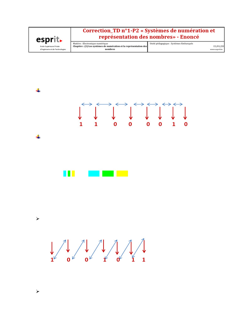 Correction TD1 P2 | PDF