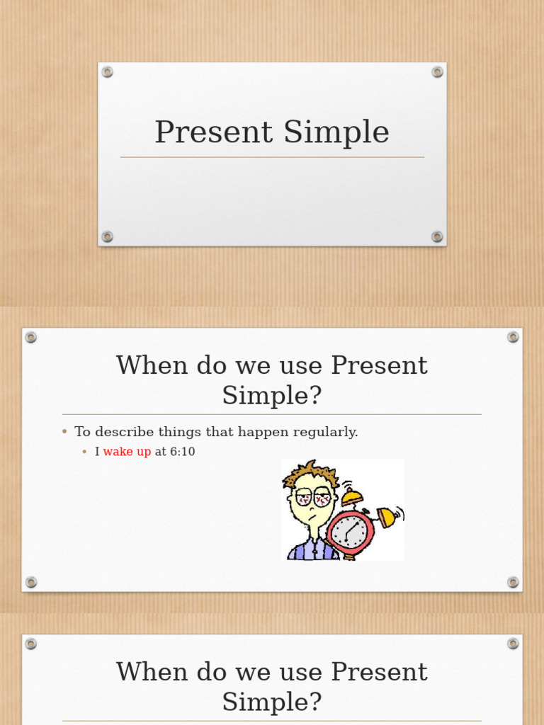Present Simple Grammar Explanation Classroom Posters Flashcards - 70469 ...