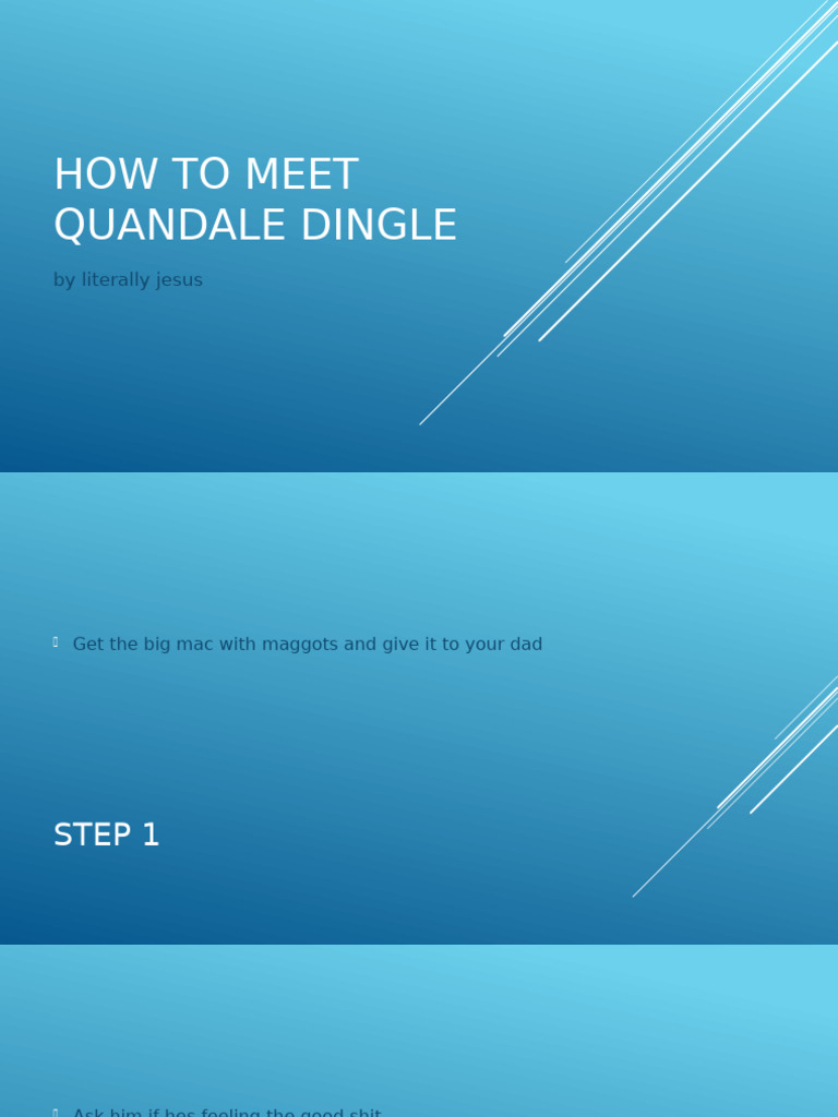 How To Meet Quandale Dingle | PDF
