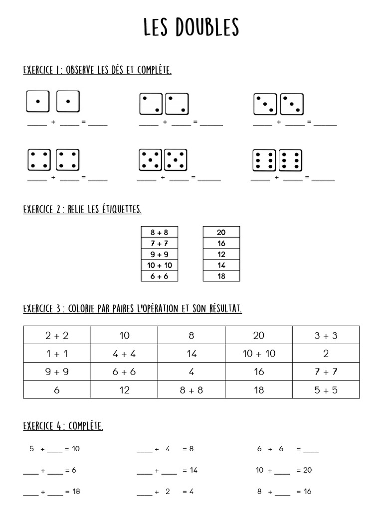 CP Les Doubles V3 | PDF