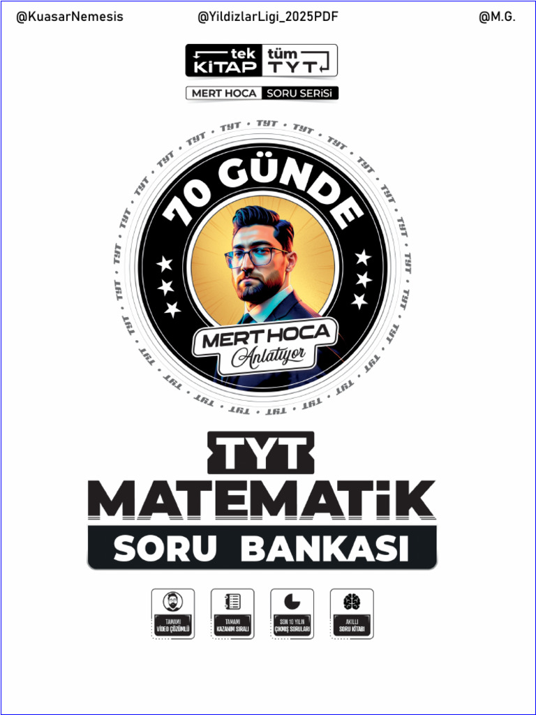 2025 Mert Hoca Tyt Matemati̇k Soru Bankasi | PDF