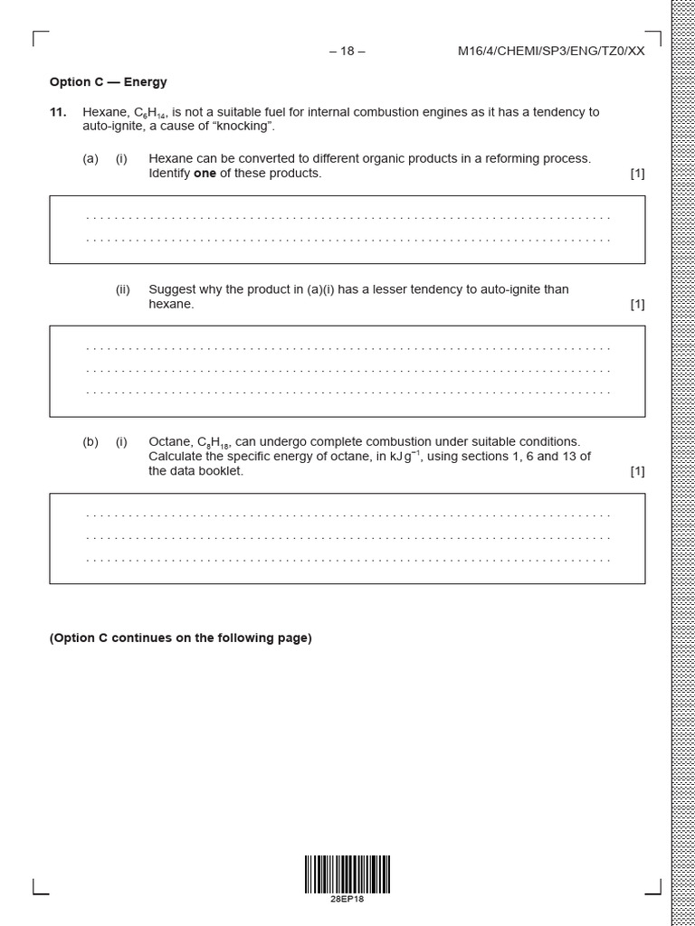 2016M-Chemistry_paper_3__SL_option C | PDF