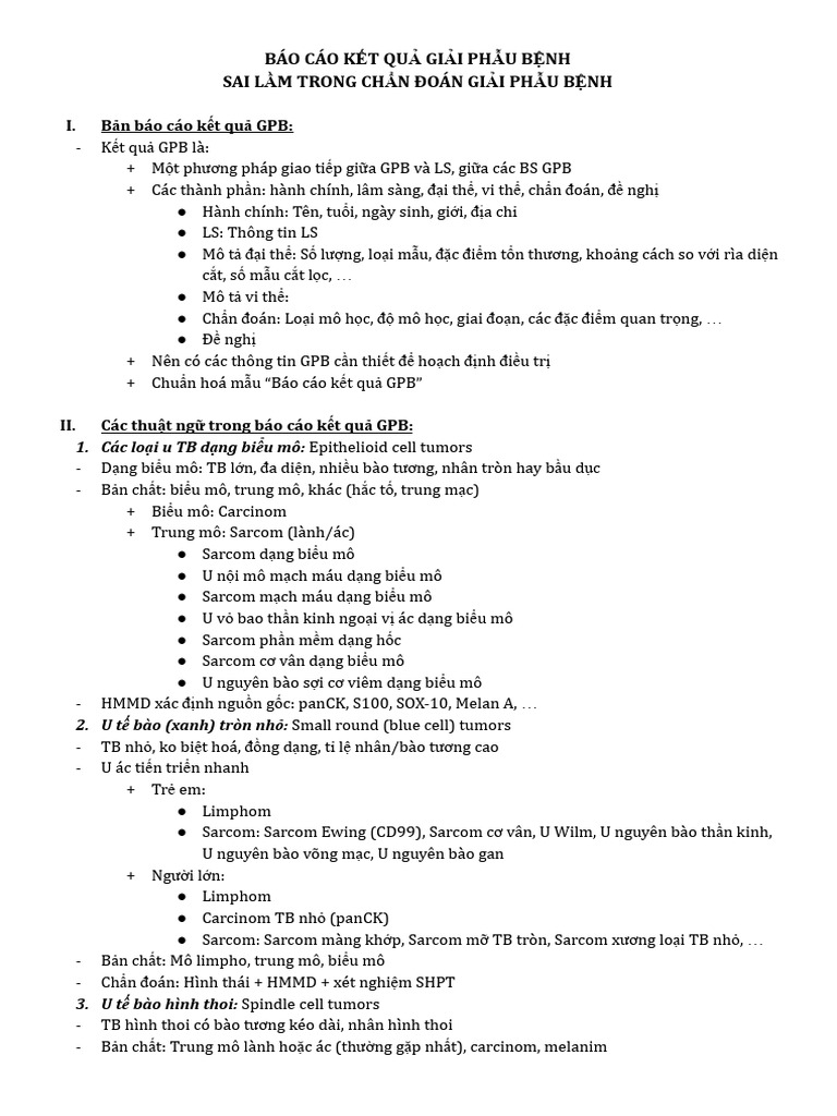 Báo Cáo Kết Quả GPB Sai Lầm | PDF