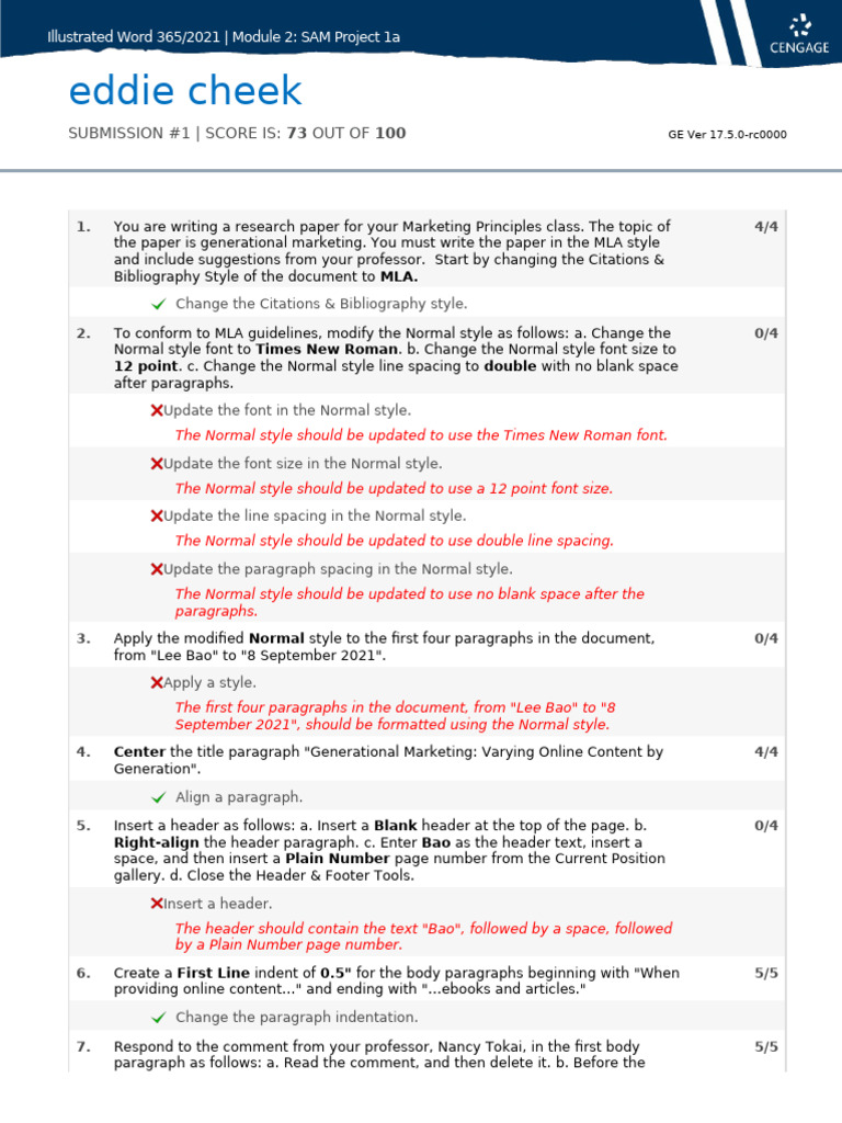 IL WD365 2021 2a EddieCheek Report 1 | PDF