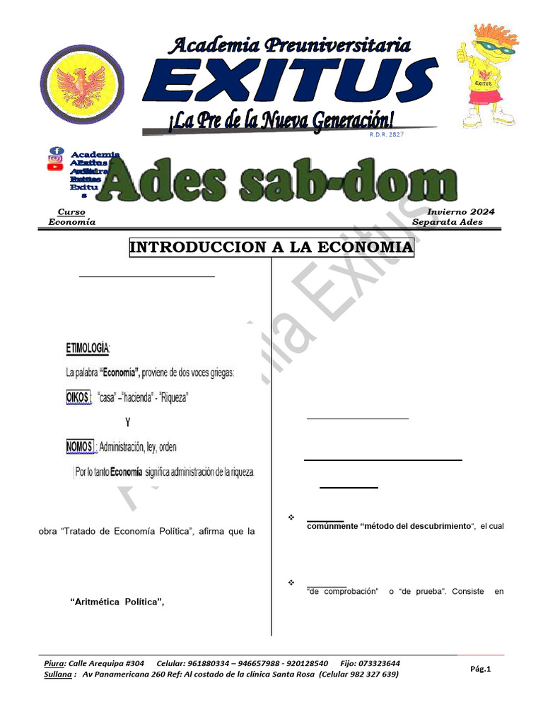 ADES-SABADO-DOMINGO.TEM 01 (1) | PDF