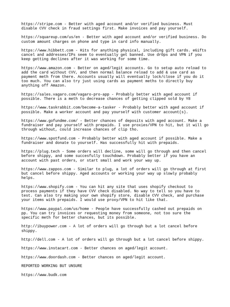 Cashout Prepaids | PDF