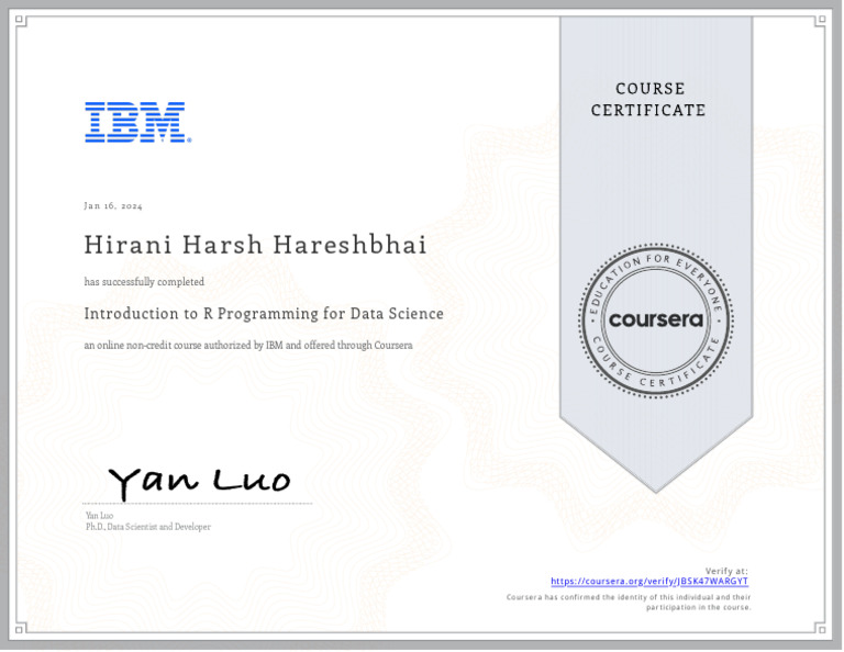 Harsh Hirani B 13 R Programming | PDF