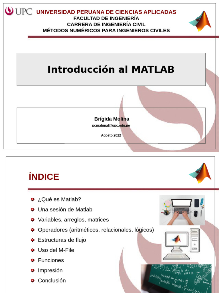 Introducción al Matlab | PDF