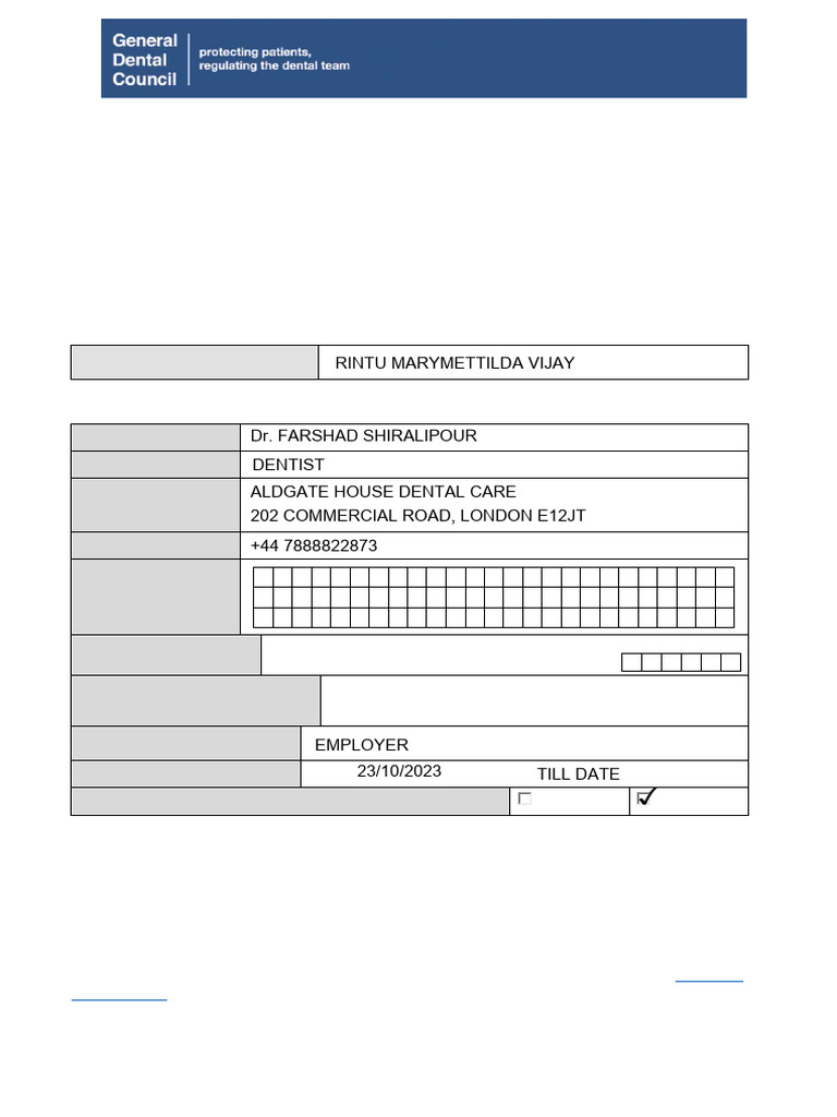 English Language Reference Form | PDF