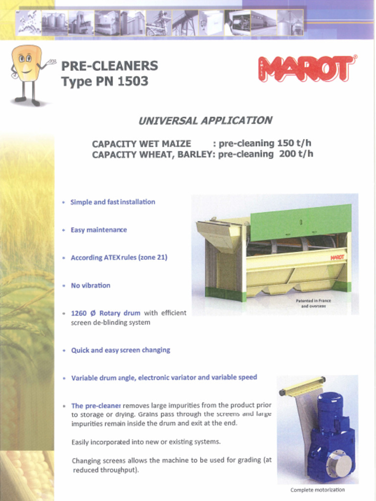 Pre-Cleaner PN 1503 | PDF