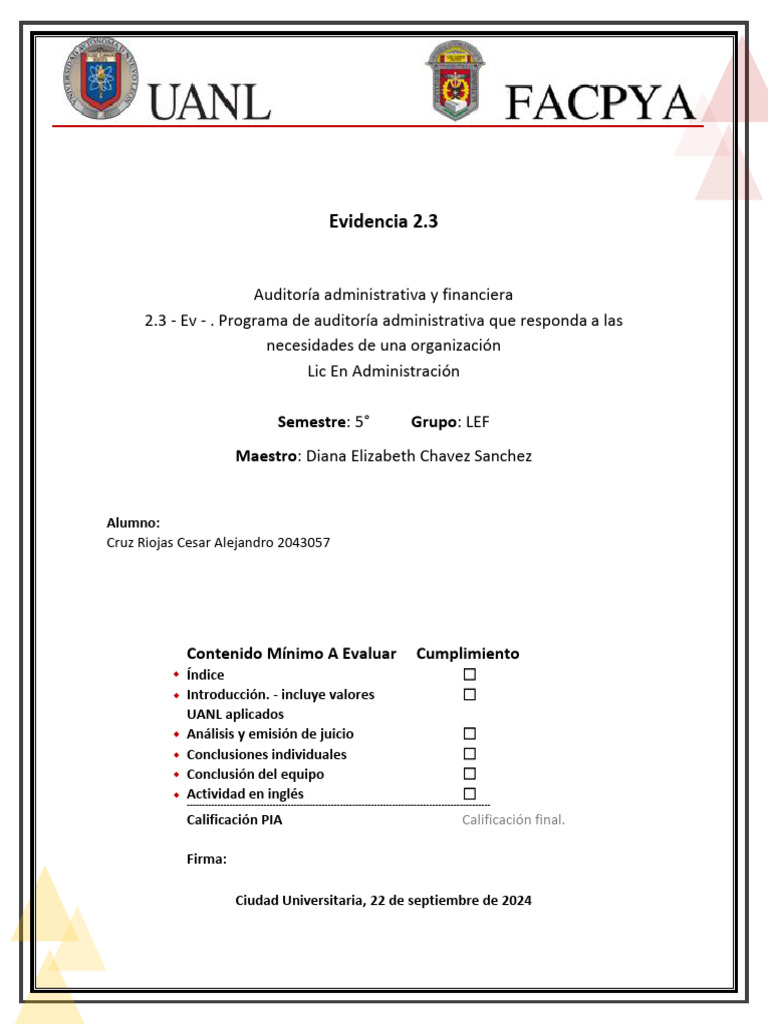 Ev2.3_CACR | PDF