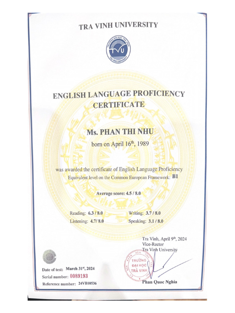 English Language Proficiency | PDF