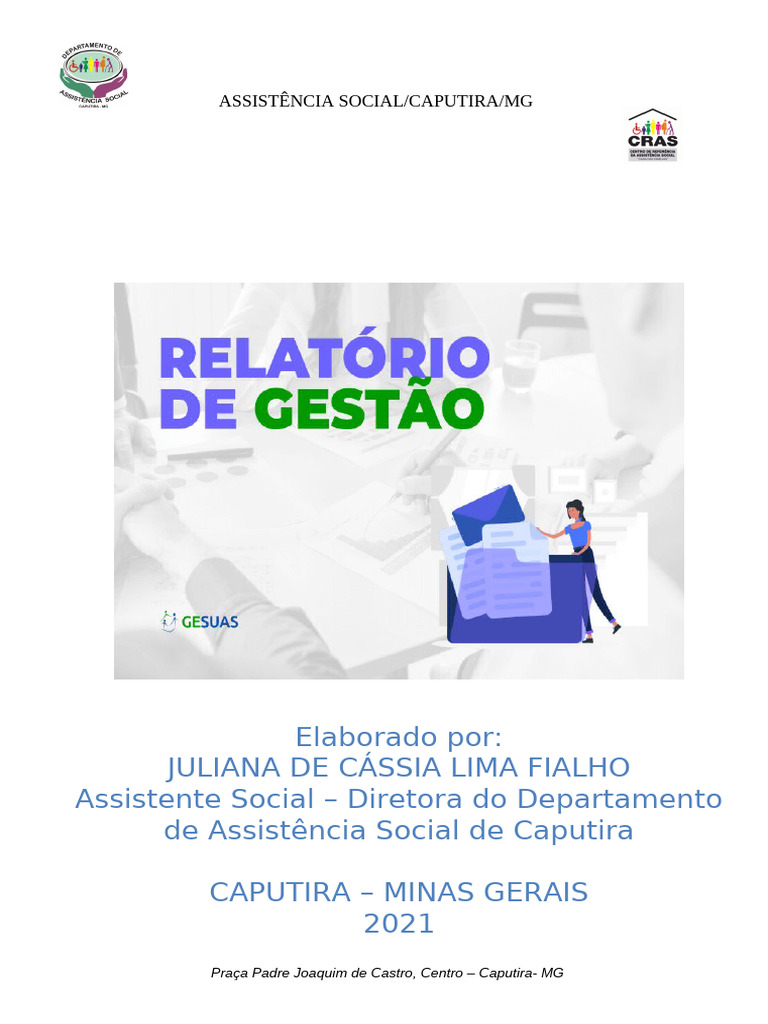 Relatório de Gestão (Imagens) - 2024 Oficial | PDF