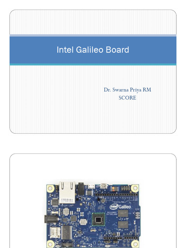 Mod 5 - Intel Galileo Boards | PDF