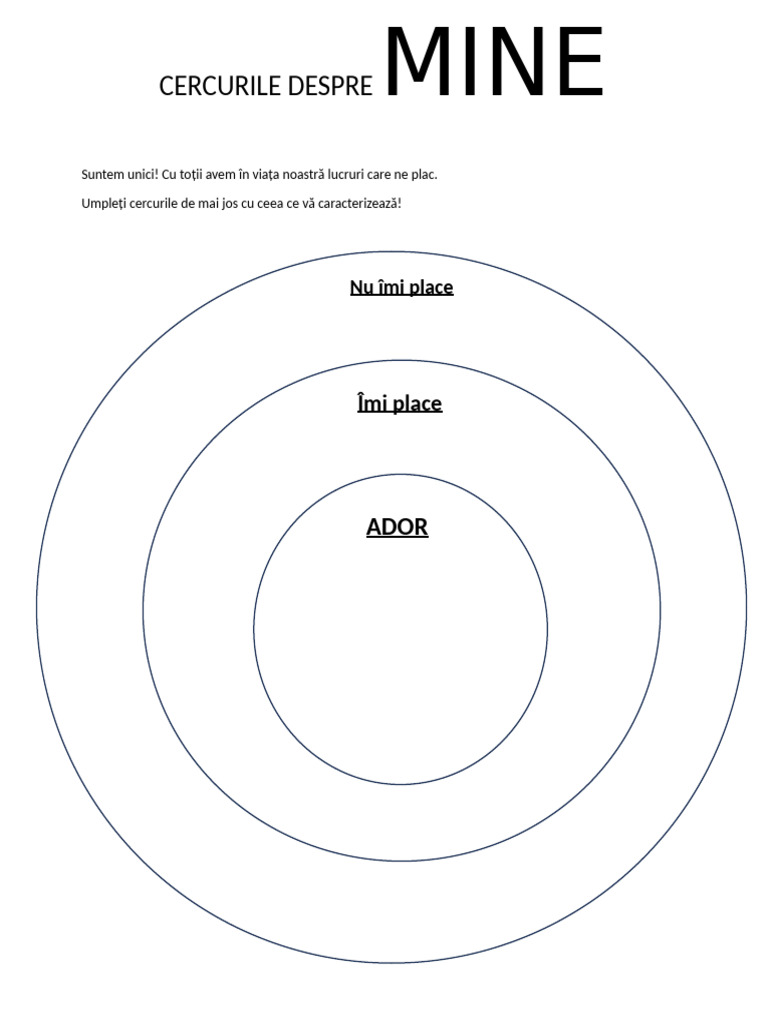 Cercurile Despre Mine | PDF