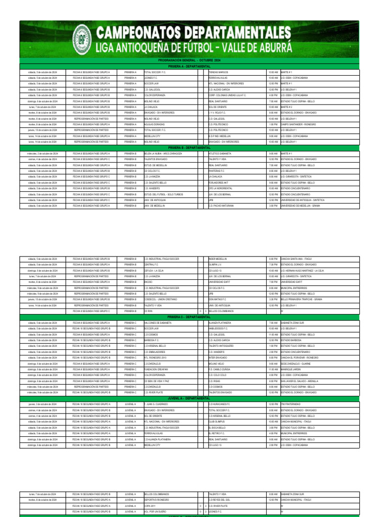 Programación 2 de Octubre | PDF