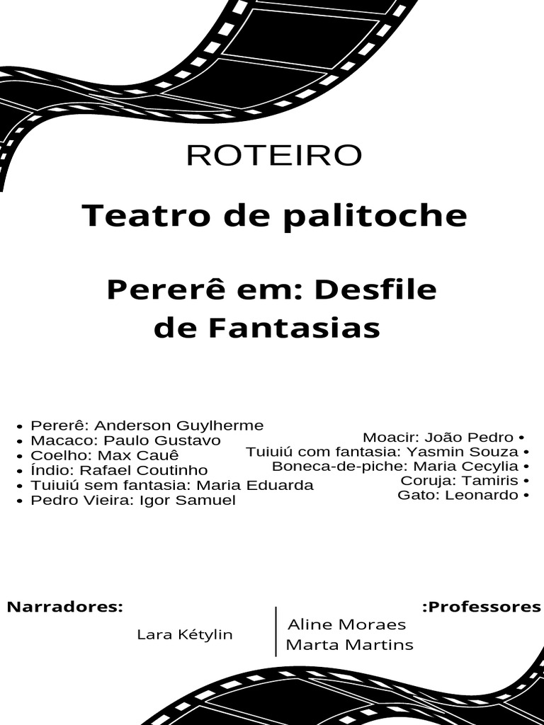 Roteiro - Pererê em Desfile de Fantasias | PDF