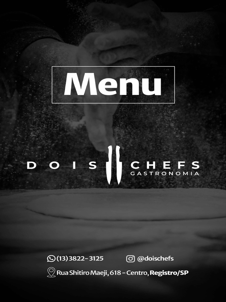 MENU - DOIS CHEFS | PDF