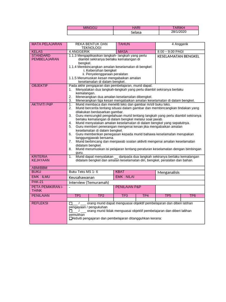RPH RBT T4 W5 2020 | PDF