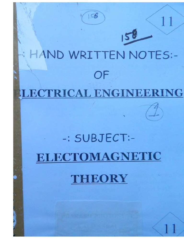 Electromagnatic Theroy old 156 | PDF