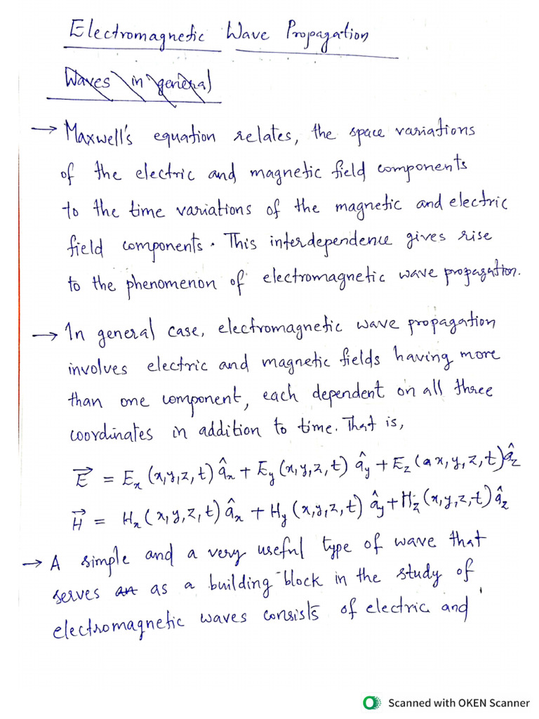 Electromagnetic Wave Propagation Pdf