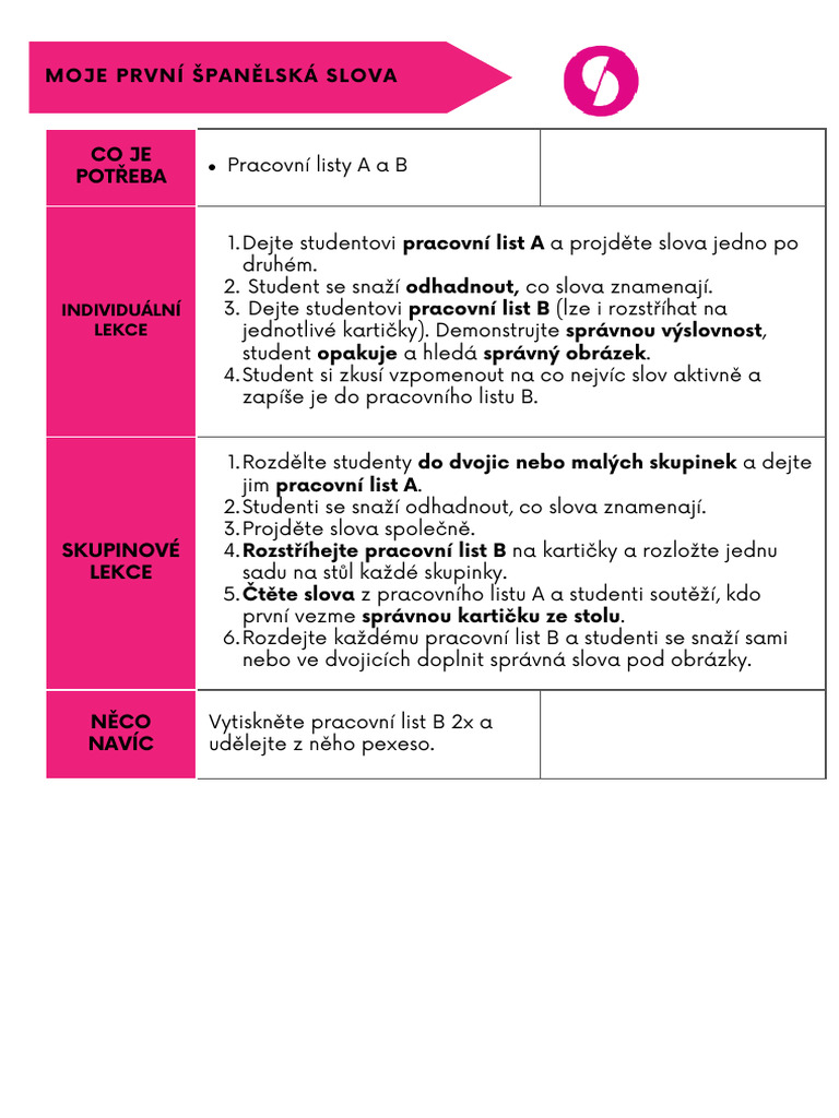 Moje Prvni Spanelska Slova Cele PDF Wfq3kr | PDF