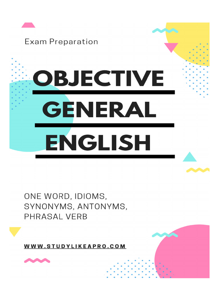 Objective General English Ebook | PDF