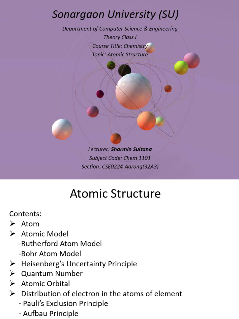 CSETC -2 Atomic Structure | PDF