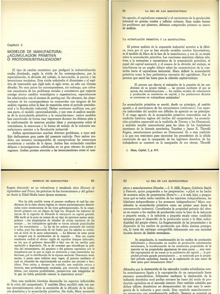 Maxine Berg La Era de Las Manufacturaas | PDF