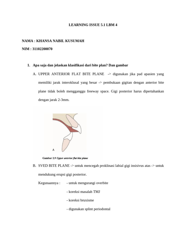 LEARNING ISSUE MODUL 5.1 LBM 4 | PDF