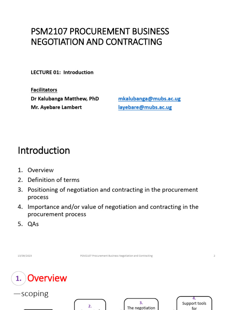 Lecture 01 - Introductory Lecture | PDF