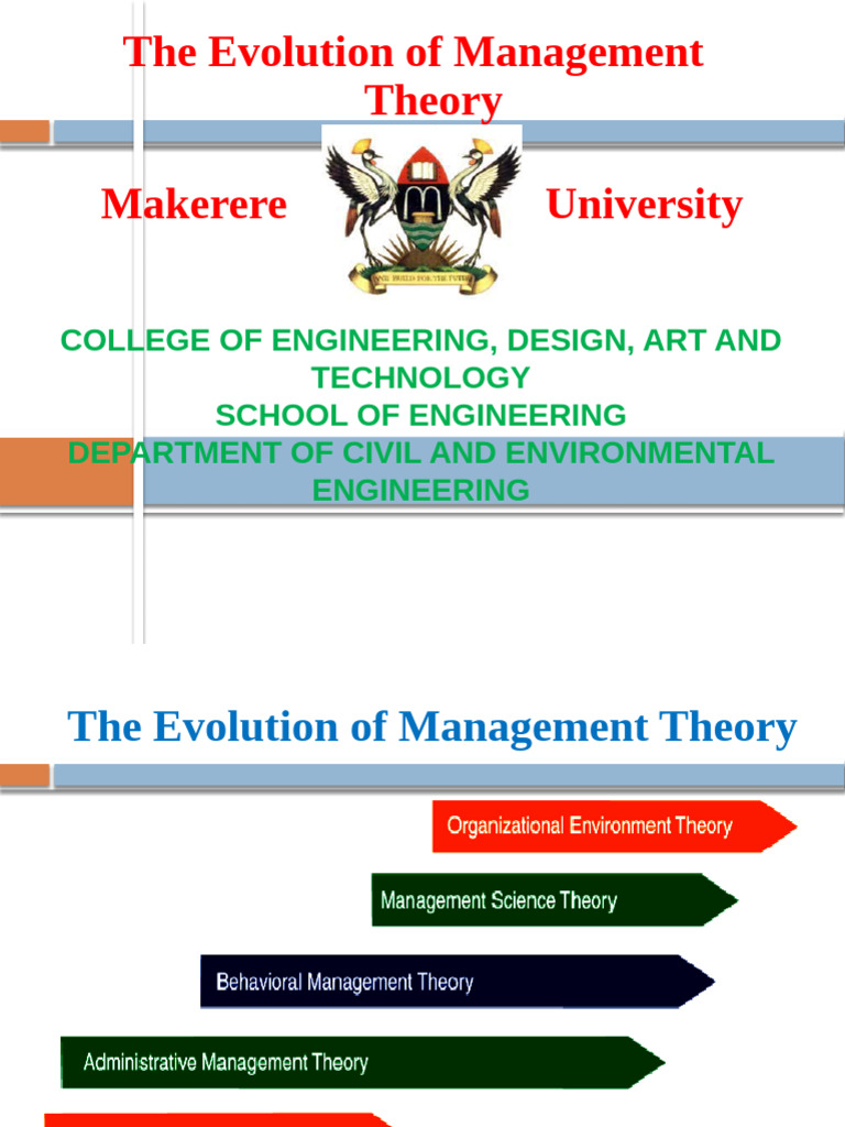 Evolution of Management Theories Explained | PDF | Employment | Career ...