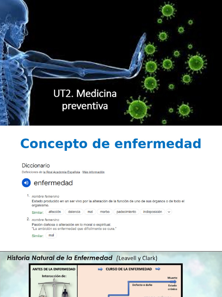 UT2. Medicina Preventiva | PDF