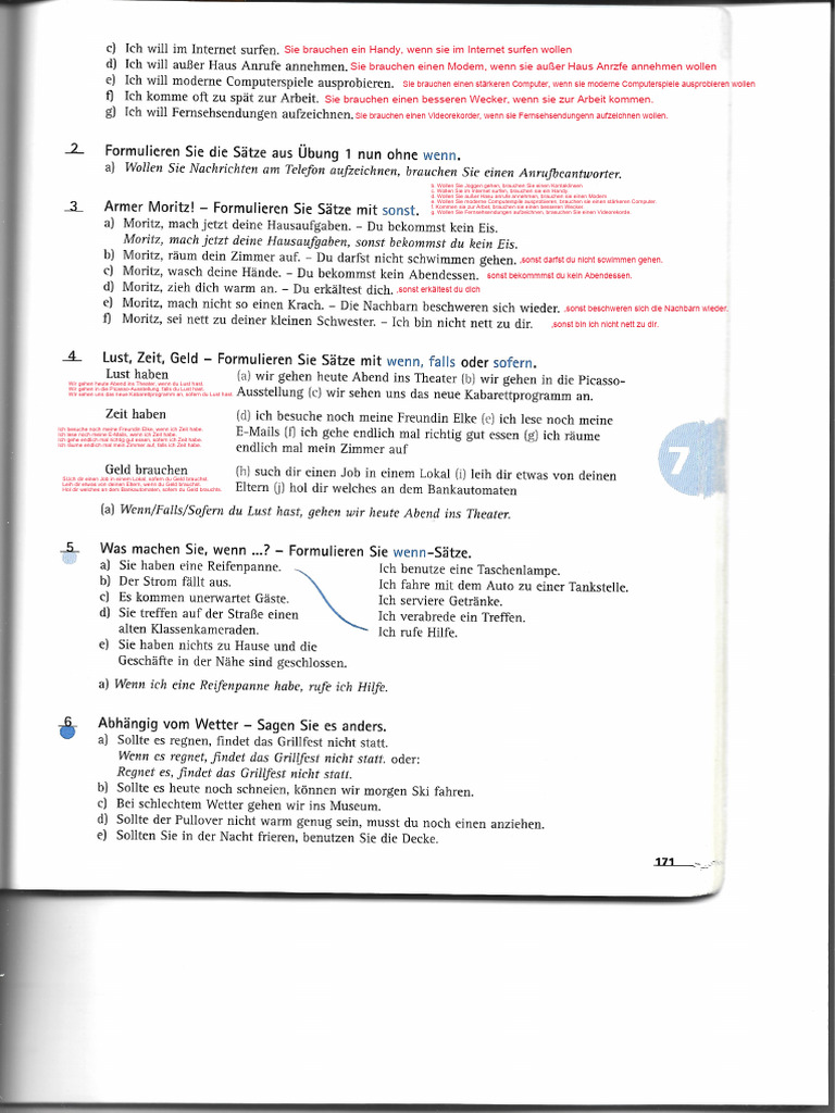 Konditionalsatz Übungen | PDF