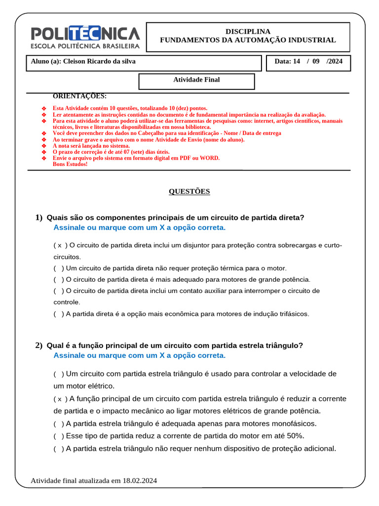 Atividade Final | PDF