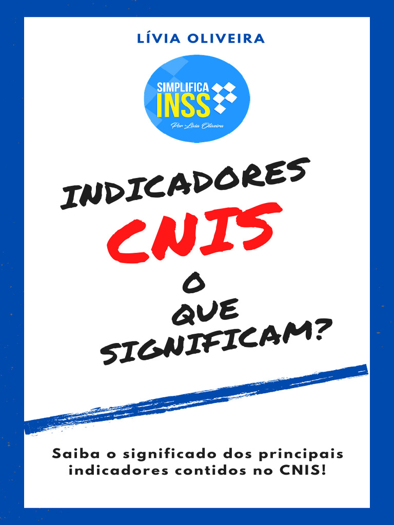 Indicadores CNIS - INSS | PDF